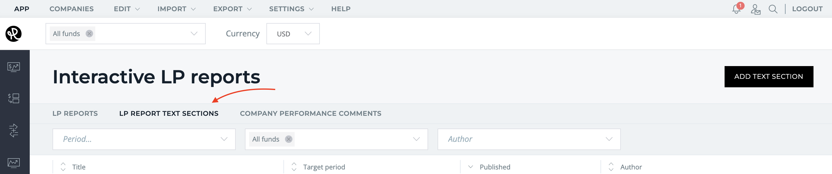 How to create an Interactive LP Report?